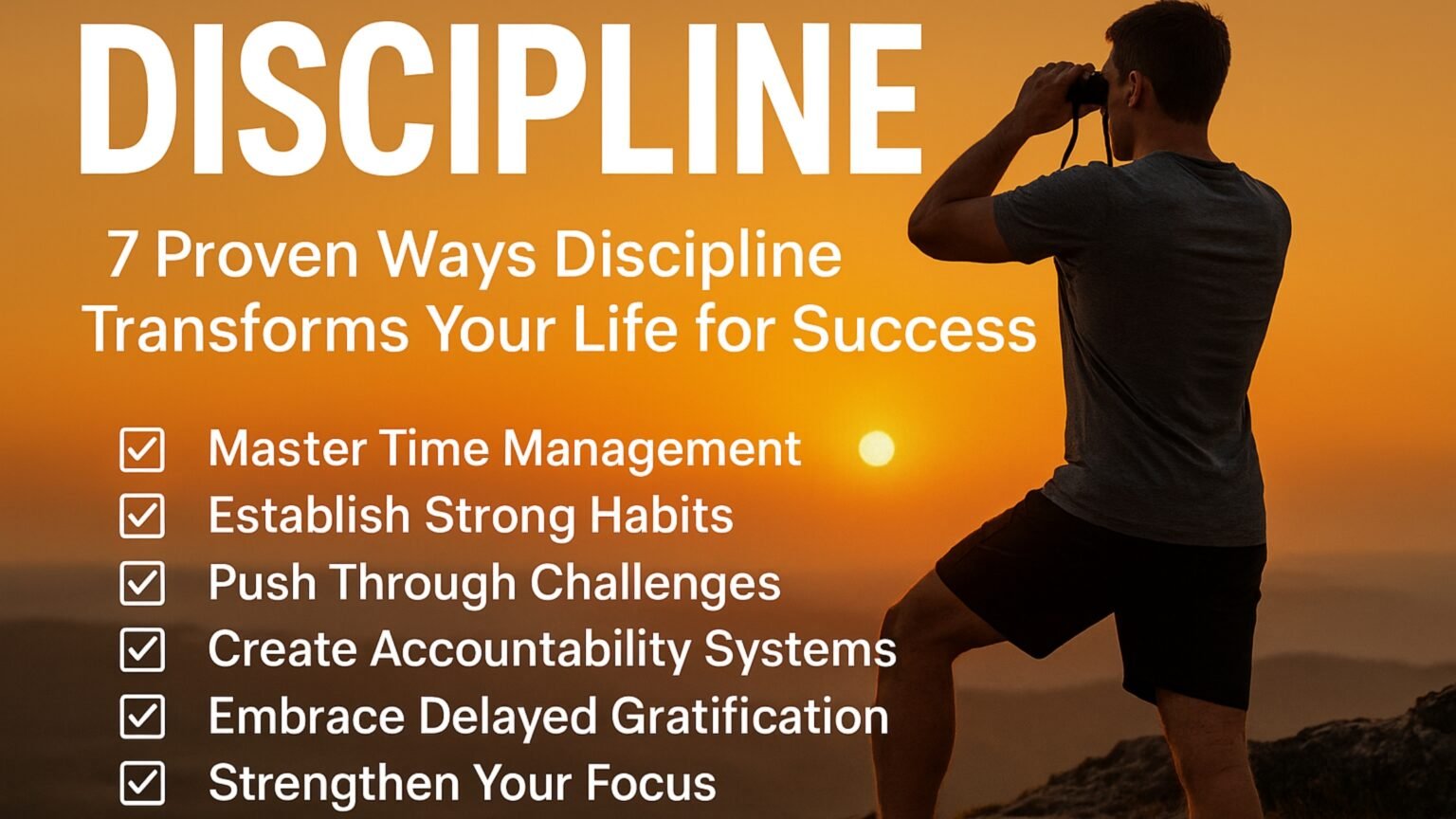 Discipline: 7 Powerful Ways Discipline Transforms Your Life