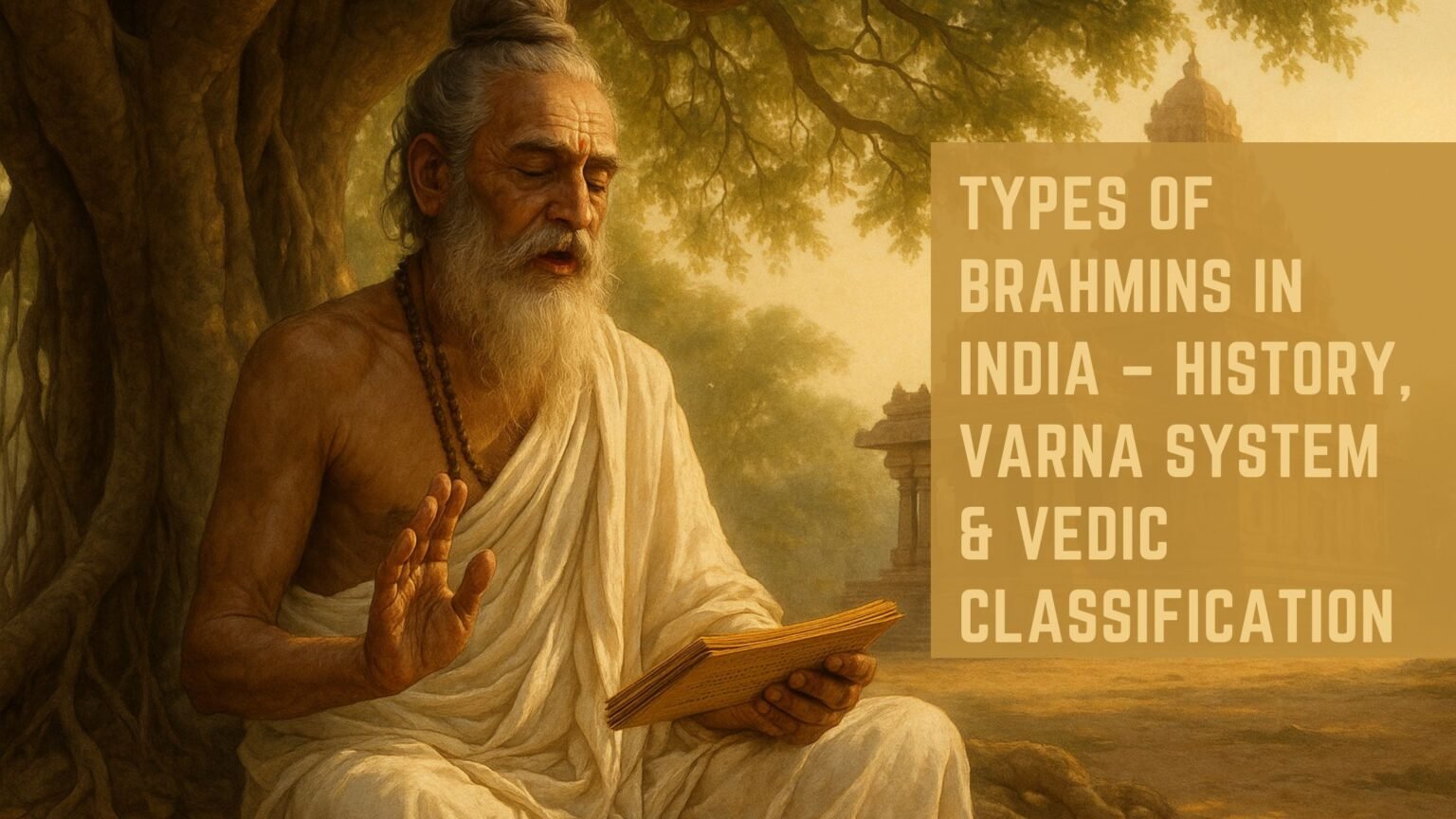Types of Brahmins in India | History & Classification