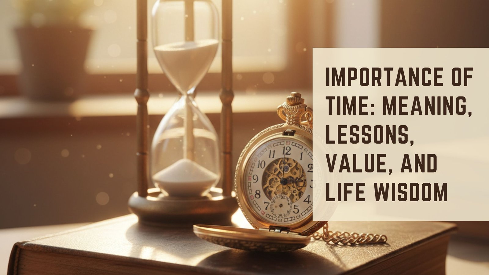 Importance of Time: Meaning, Lessons, Value, and Life Wisdom