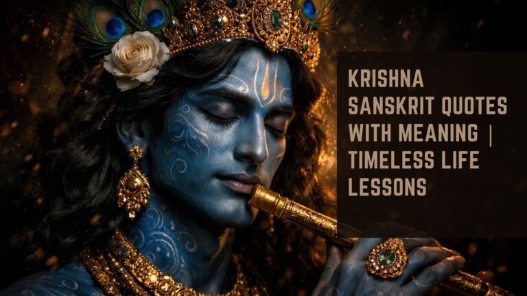 Life and Death Lessons in the Bhagavad Gita