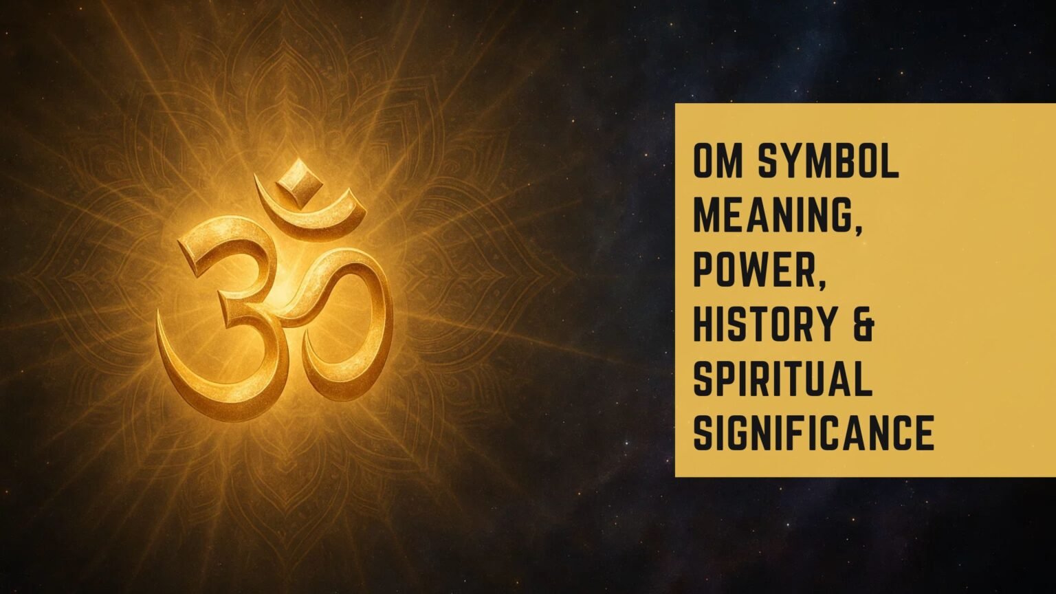 Om Symbol Meaning, Power, History & Spiritual Significance