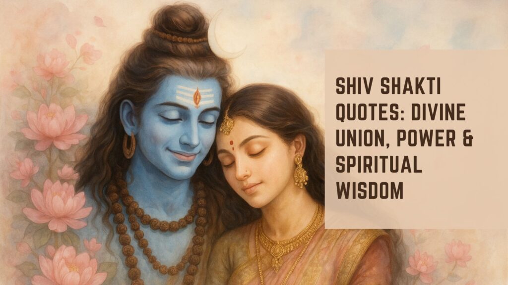 Shiv Shakti Quotes: Divine Union, Power & Spiritual Wisdom