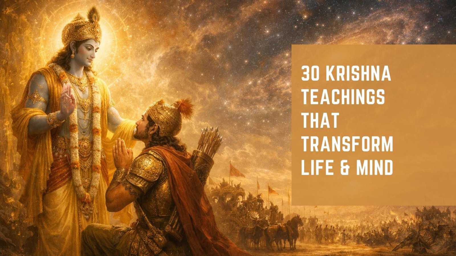 30 Krishna Teachings That Transform Life Mind