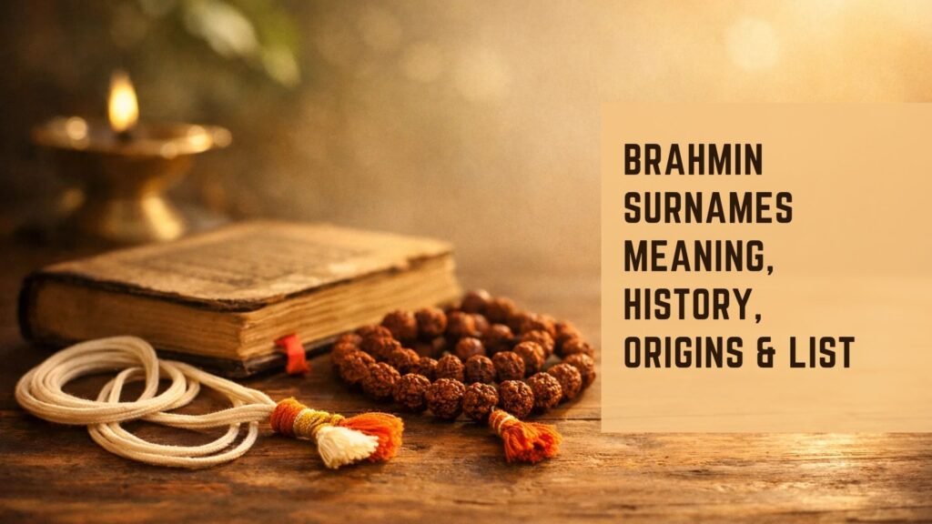 Brahmin Surnames Meaning, History, Origins & List